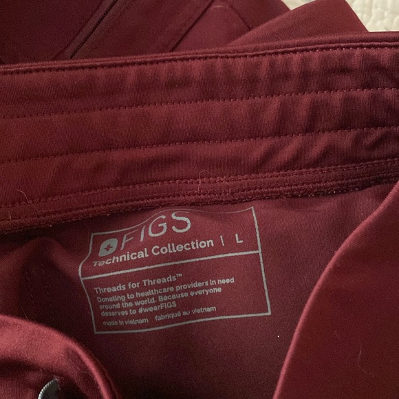 Figs | Pants & Jumpsuits | Figs Maroon Set Rafaela Top Size Xl And ...